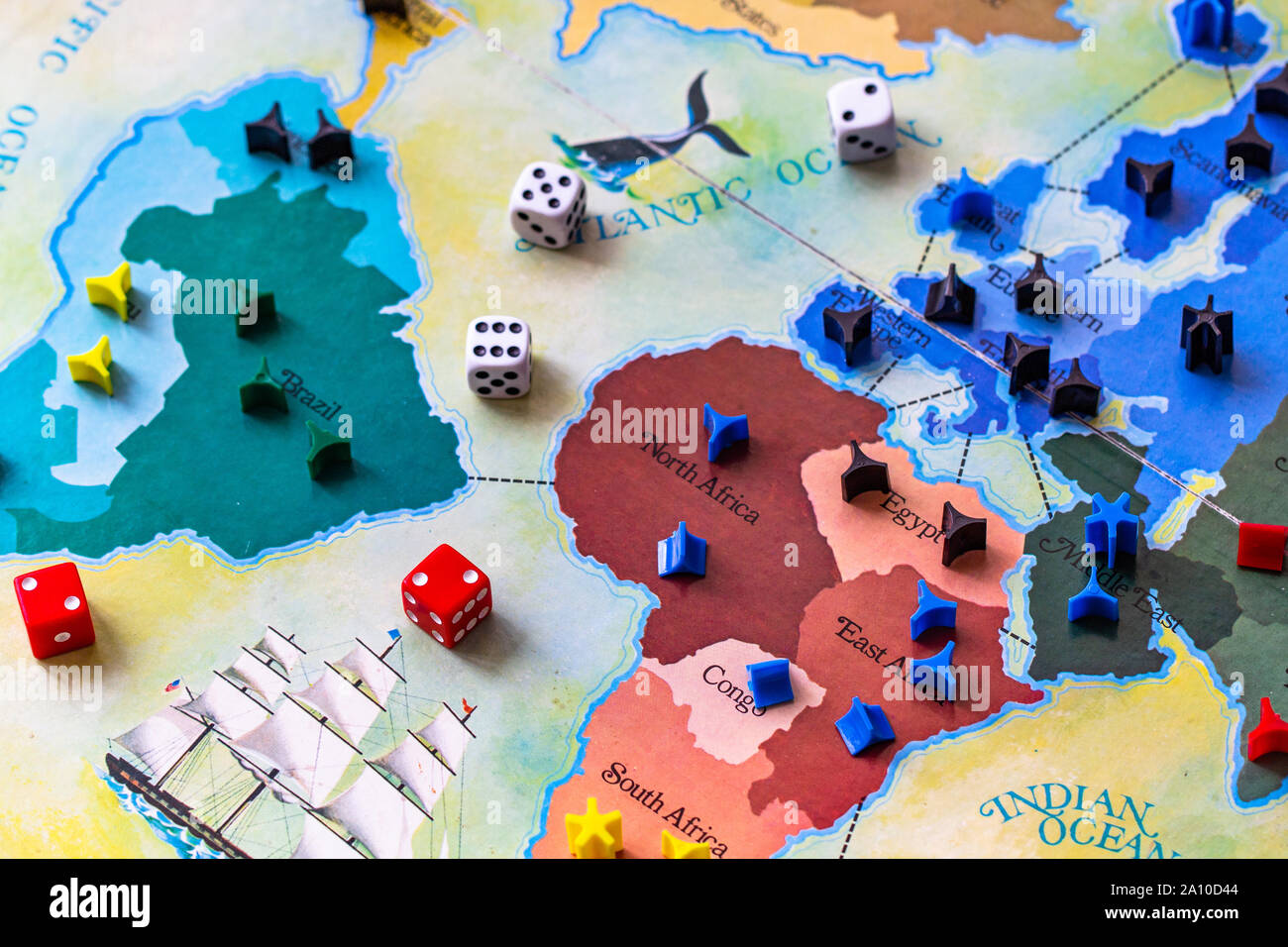 Original Risk Board Game Map