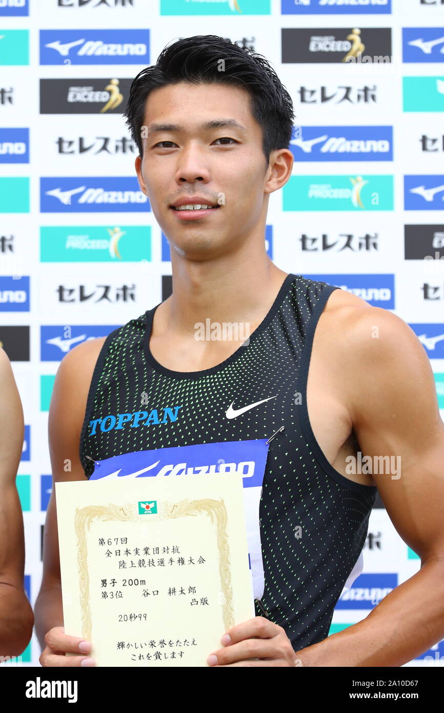 Osaka, Japan. 22nd Sep, 2019. Kotaro Taniguchi Athletics : The 67th All ...