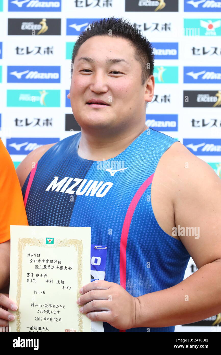 Osaka, Japan. 22nd Sep, 2019. Daichi Nakamura Athletics : The 67th All ...