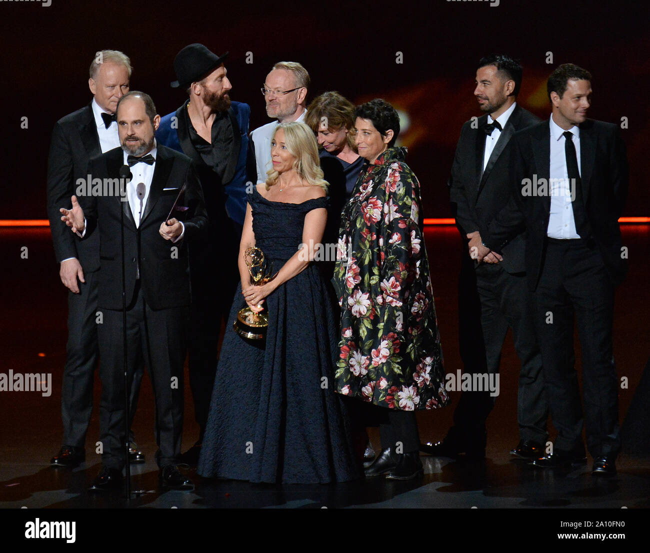 (L-R) Stellan SkarsgŒrd, Craig Mazin, Johan Renck, Jared Harris, Jane ...