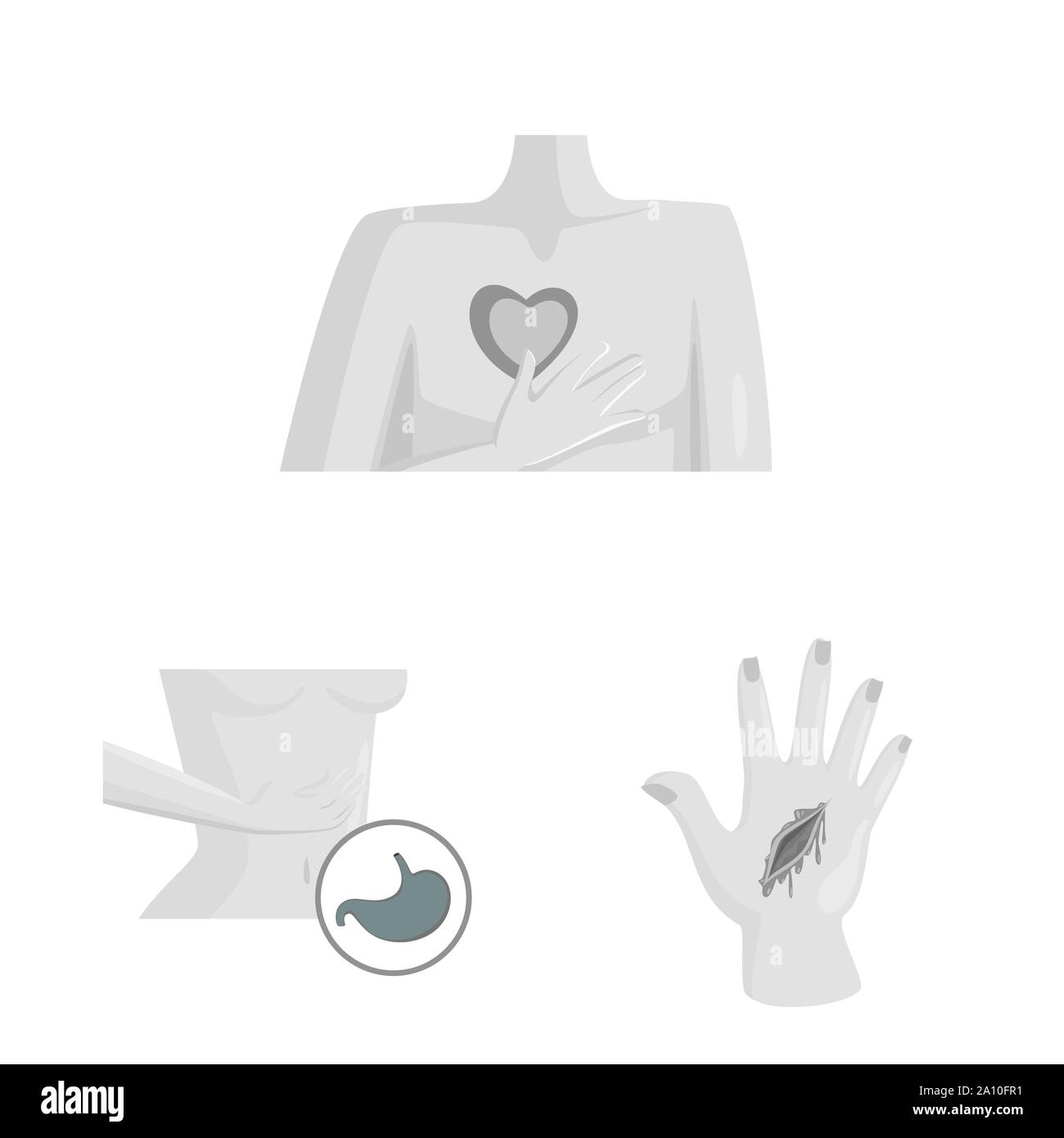 Pressure wound blood Stock Vector Images - Alamy