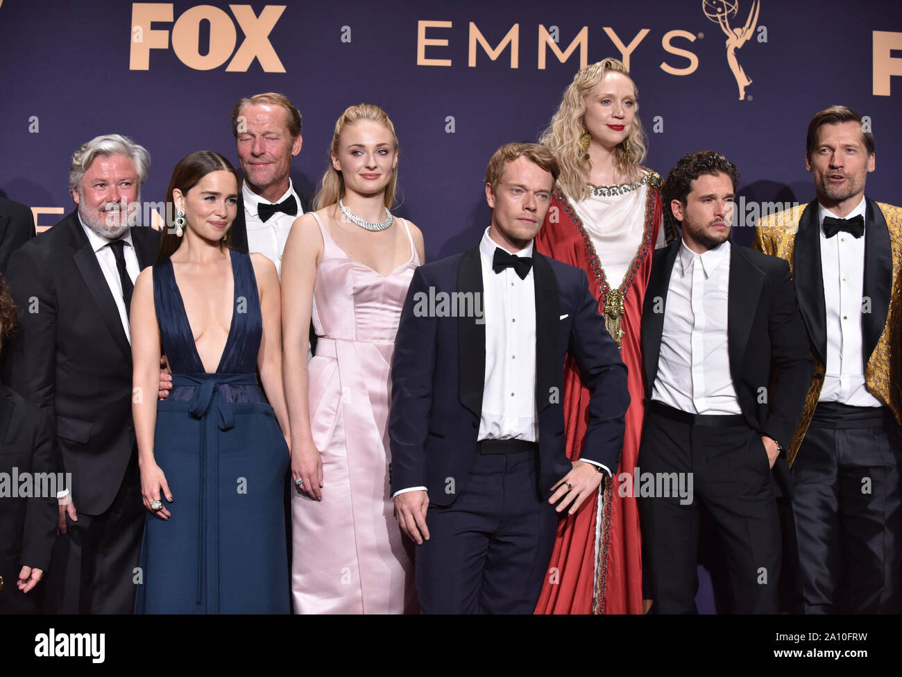 The cast and crew of Game of Thrones, winner of the award for ...