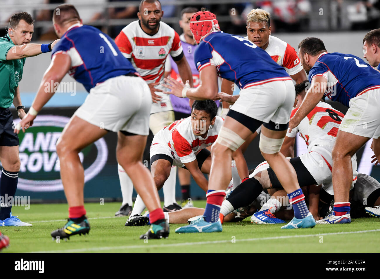 Tokyo, Japan. 20th Sep, 2019. /Yutaka Nagare (JPN) Rugby : 2019 Rugby ...