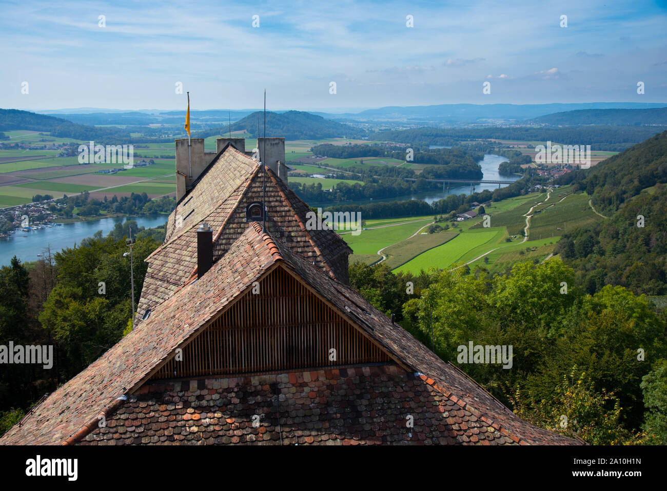 Beautiful Stein am Rhein at the rhine river in Switzerland Stock Photo ...