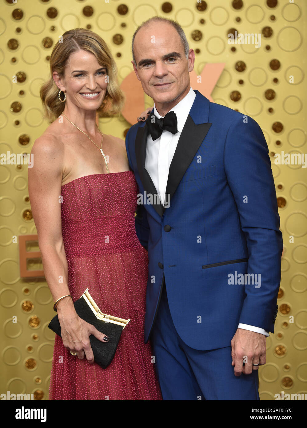 (L-R) Karyn Kelly and Michael Kelly arrive for the 71st annual ...