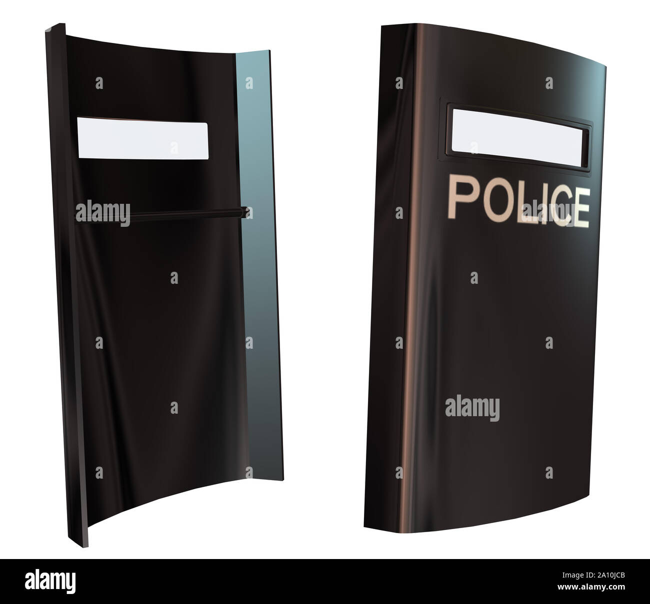 Silhouette of riot police Cut Out Stock Images & Pictures - Alamy