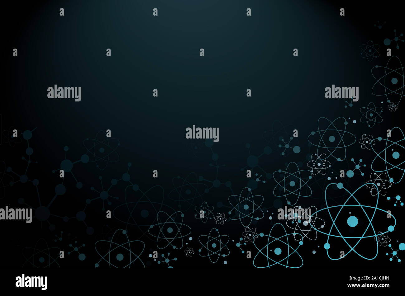 abstract science atom molecule background Stock Photo - Alamy