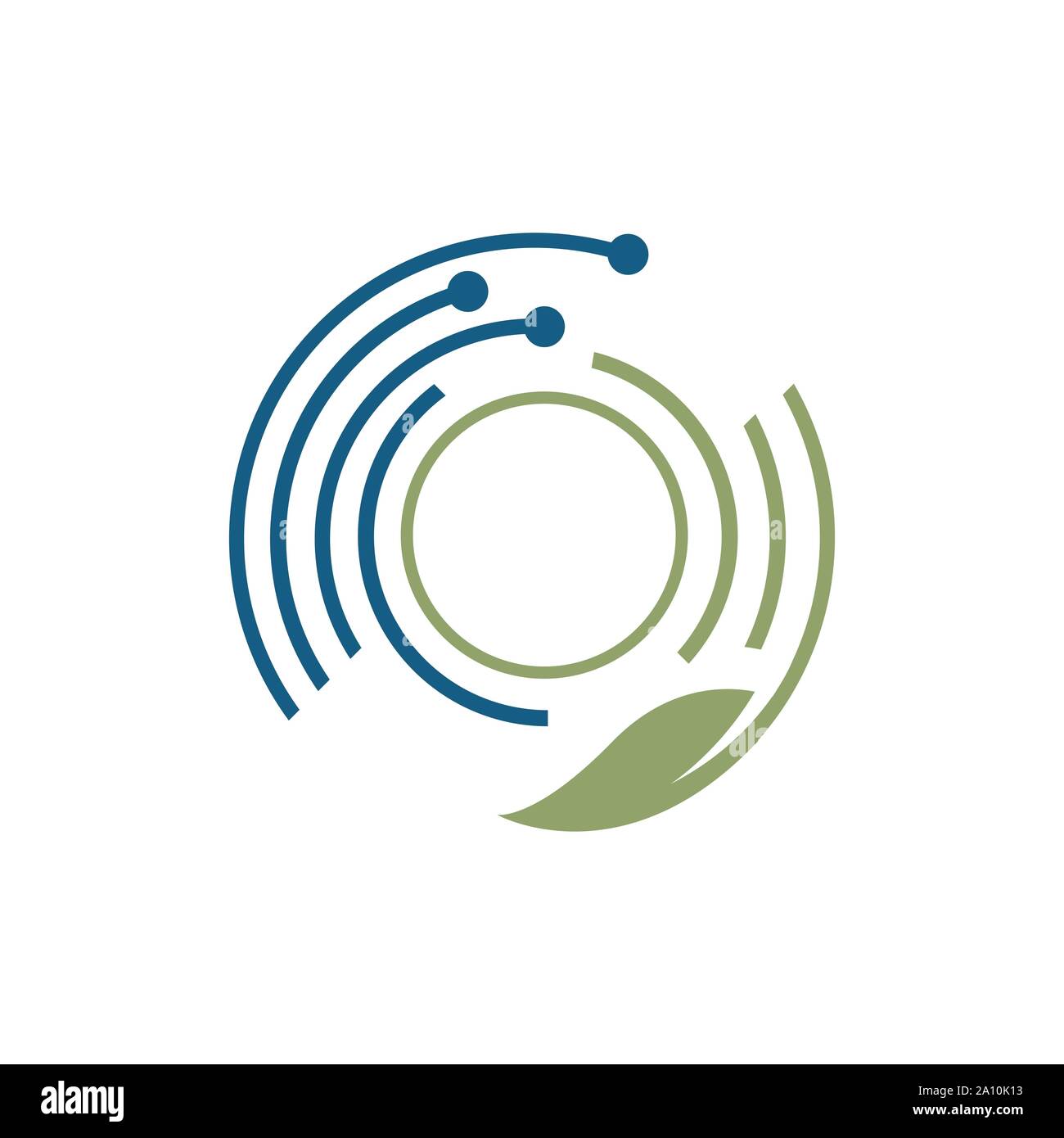 green technology logo design vector icon sign illustration Stock Vector ...