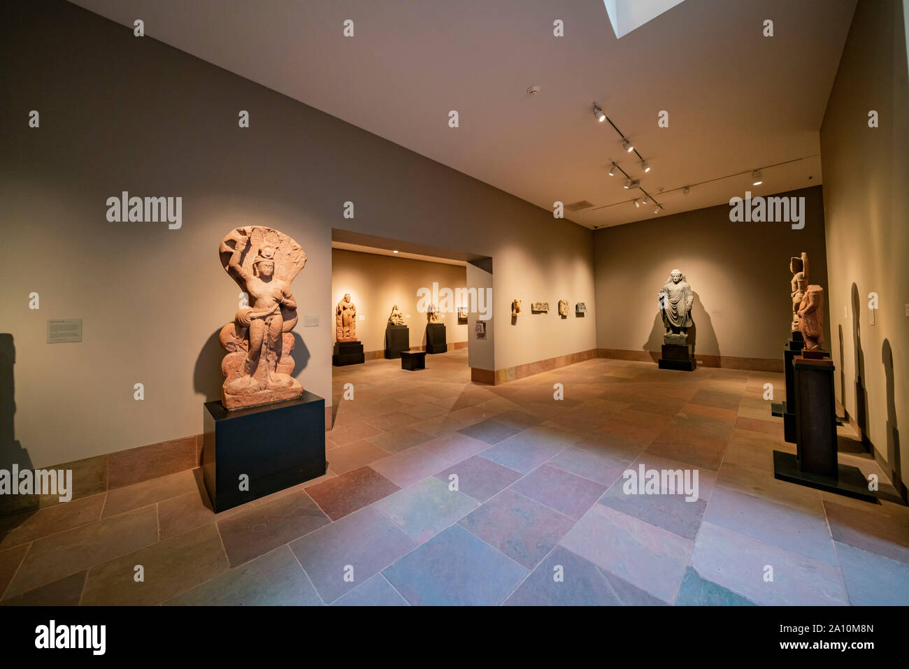 Los Angeles, AUG 10: Interior view of the Norton Simon Museum on AUG 10 ...