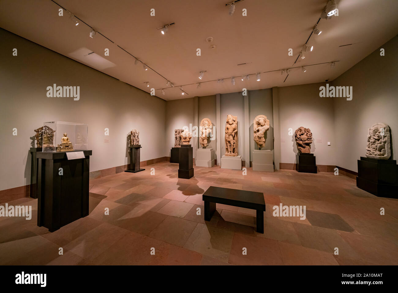 Los Angeles, AUG 10: Interior view of the Norton Simon Museum on AUG 10 ...