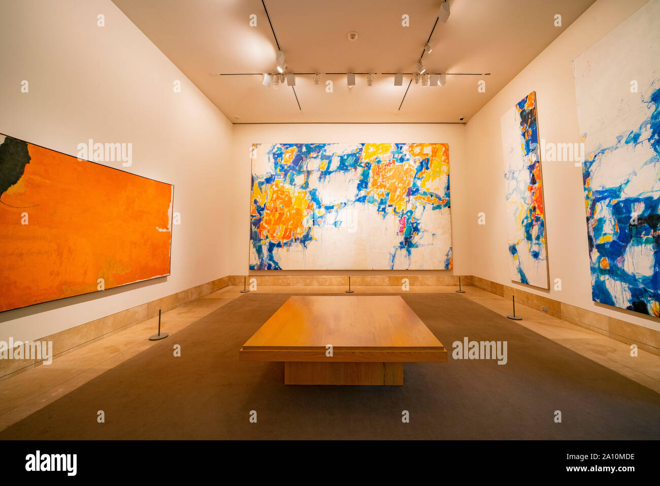 Los Angeles, AUG 10: Interior view of the Norton Simon Museum on AUG 10 ...