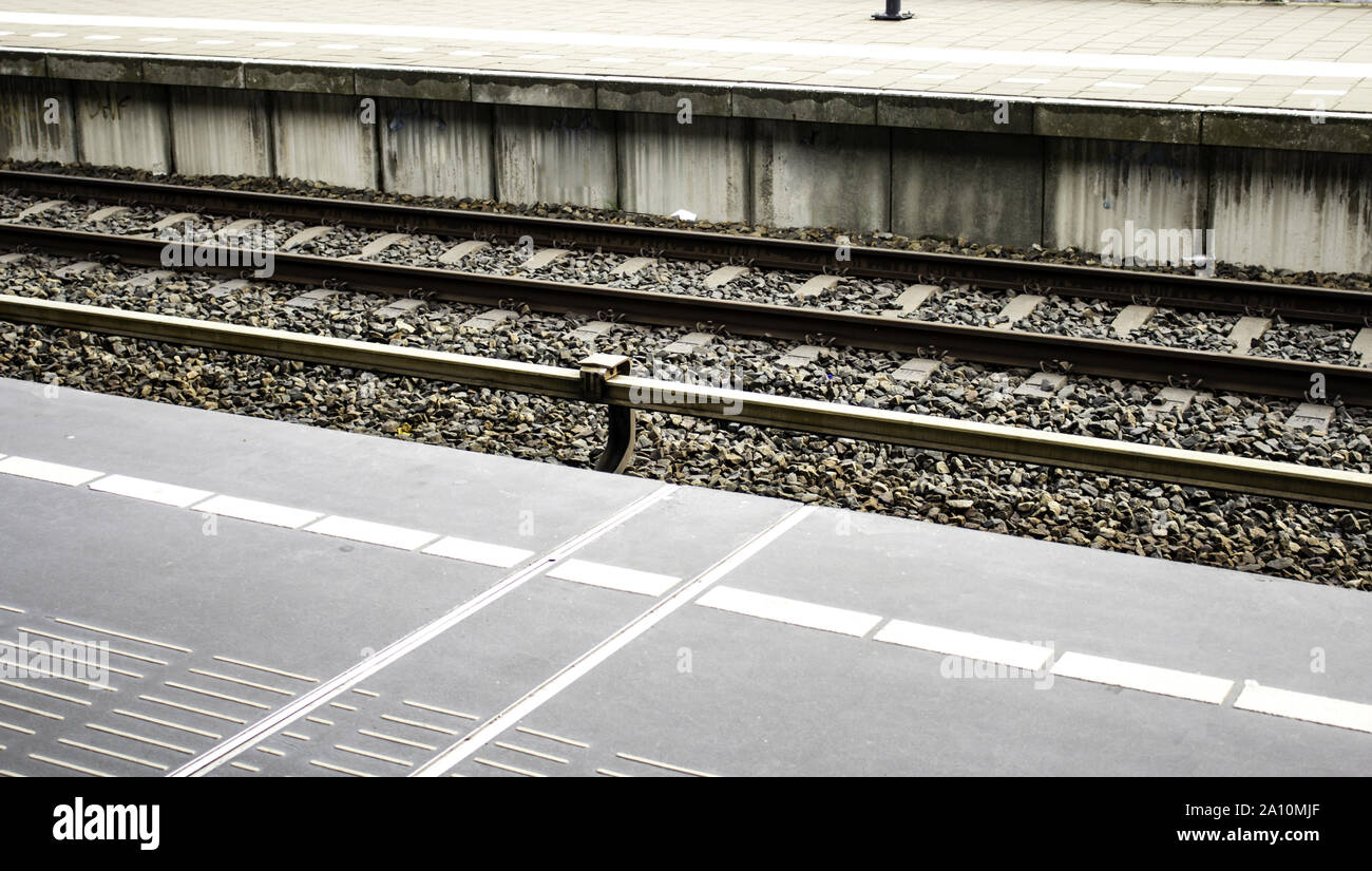 Tram tram railway railway tram cobble stone hi-res stock photography ...