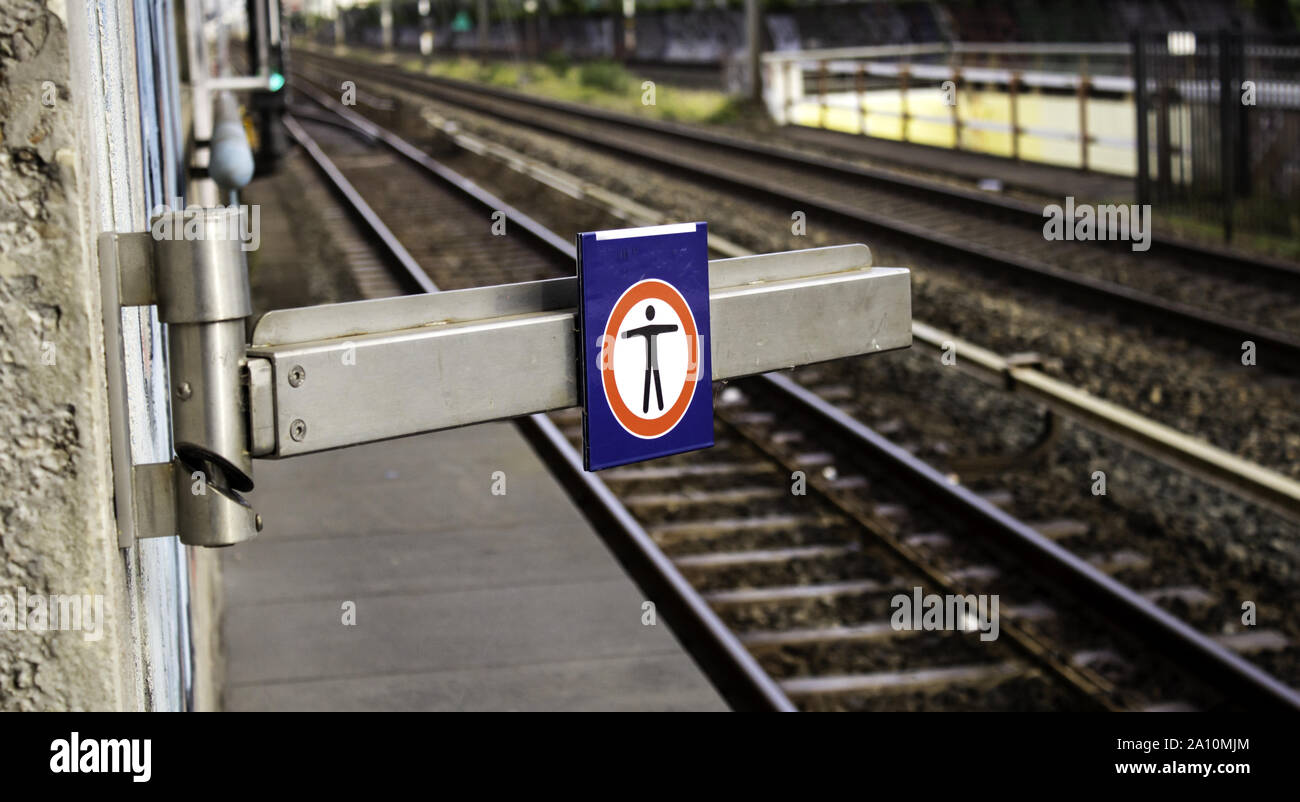 Tram track railway tram cobble stone hi-res stock photography and ...