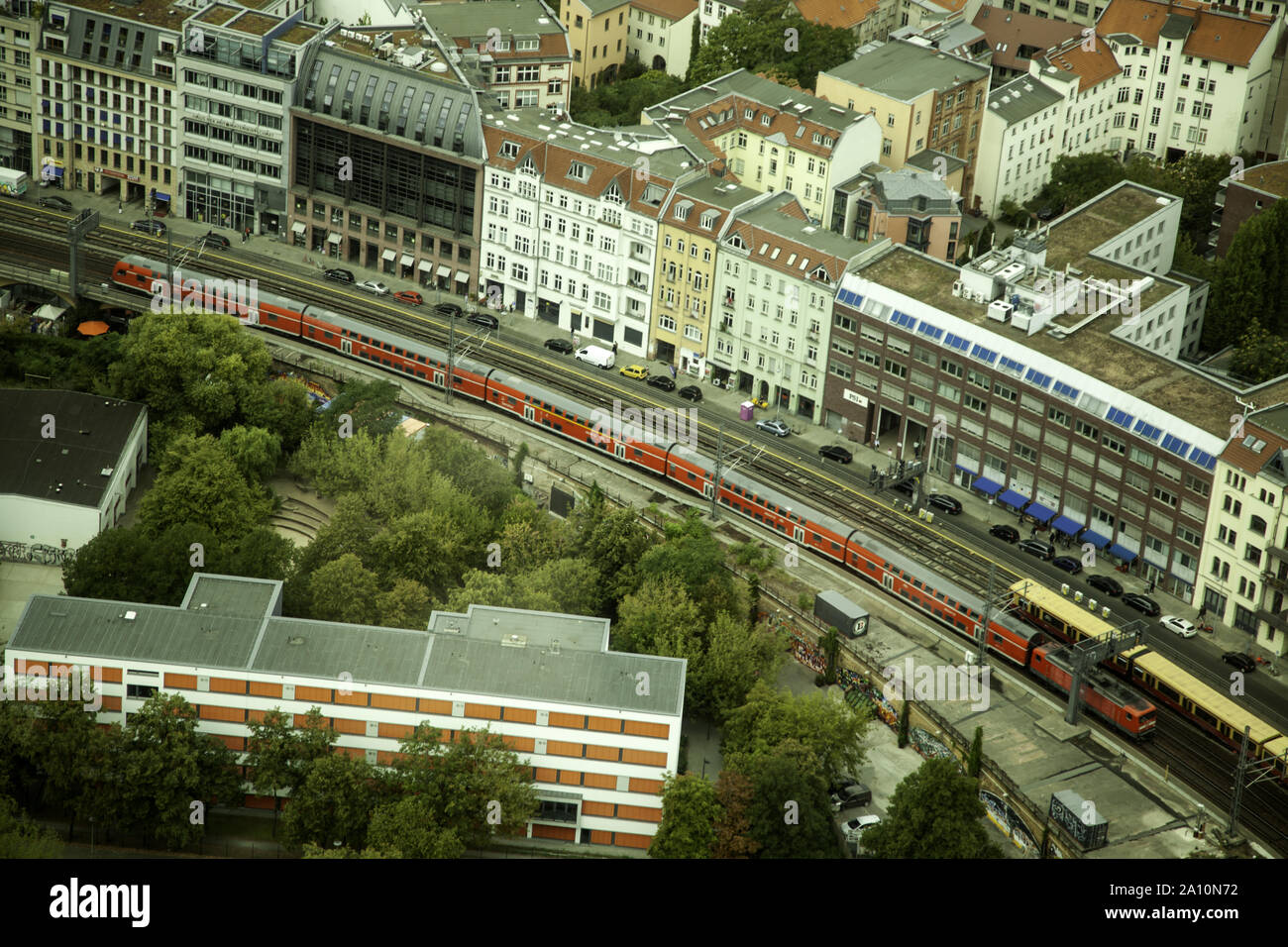 Aerial views of Berlin, cities, capital, construction and architecture ...