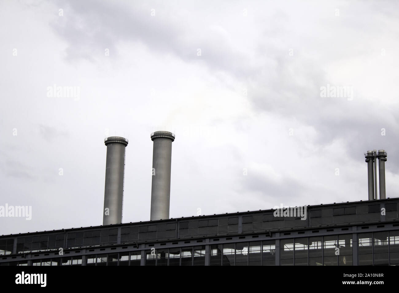 Factory smoke stack pipes hi-res stock photography and images - Alamy