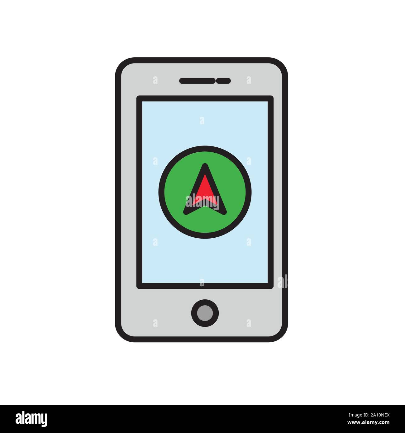 Isolated settings mobile app hi-res stock photography and images - Alamy