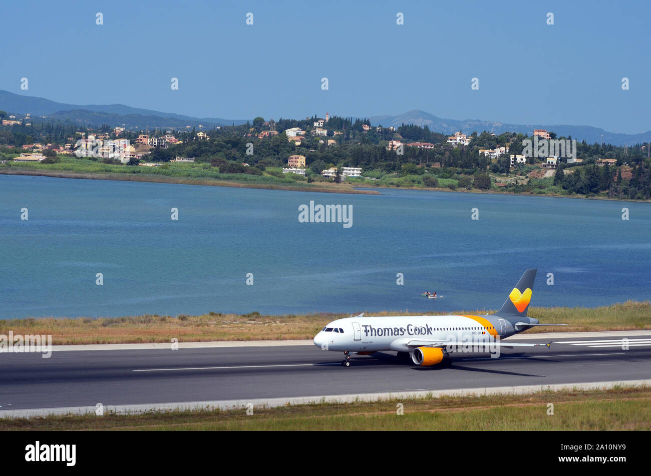 ***FILE PHOTO*** An Airbus A320 airliner in Thomas Cook colours is seen ...
