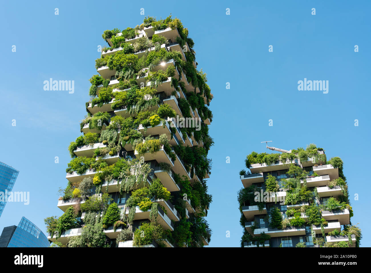 MILAN, ITALY - MAY 31, 2019: Bosco Verticale Or Vertical Forest Are A ...