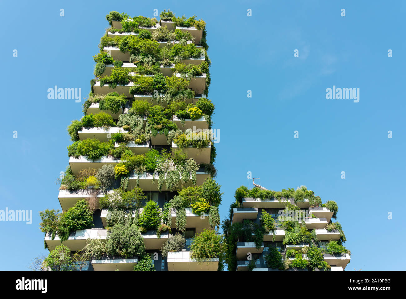 MILAN, ITALY - MAY 31, 2019: Bosco Verticale Or Vertical Forest Are A ...
