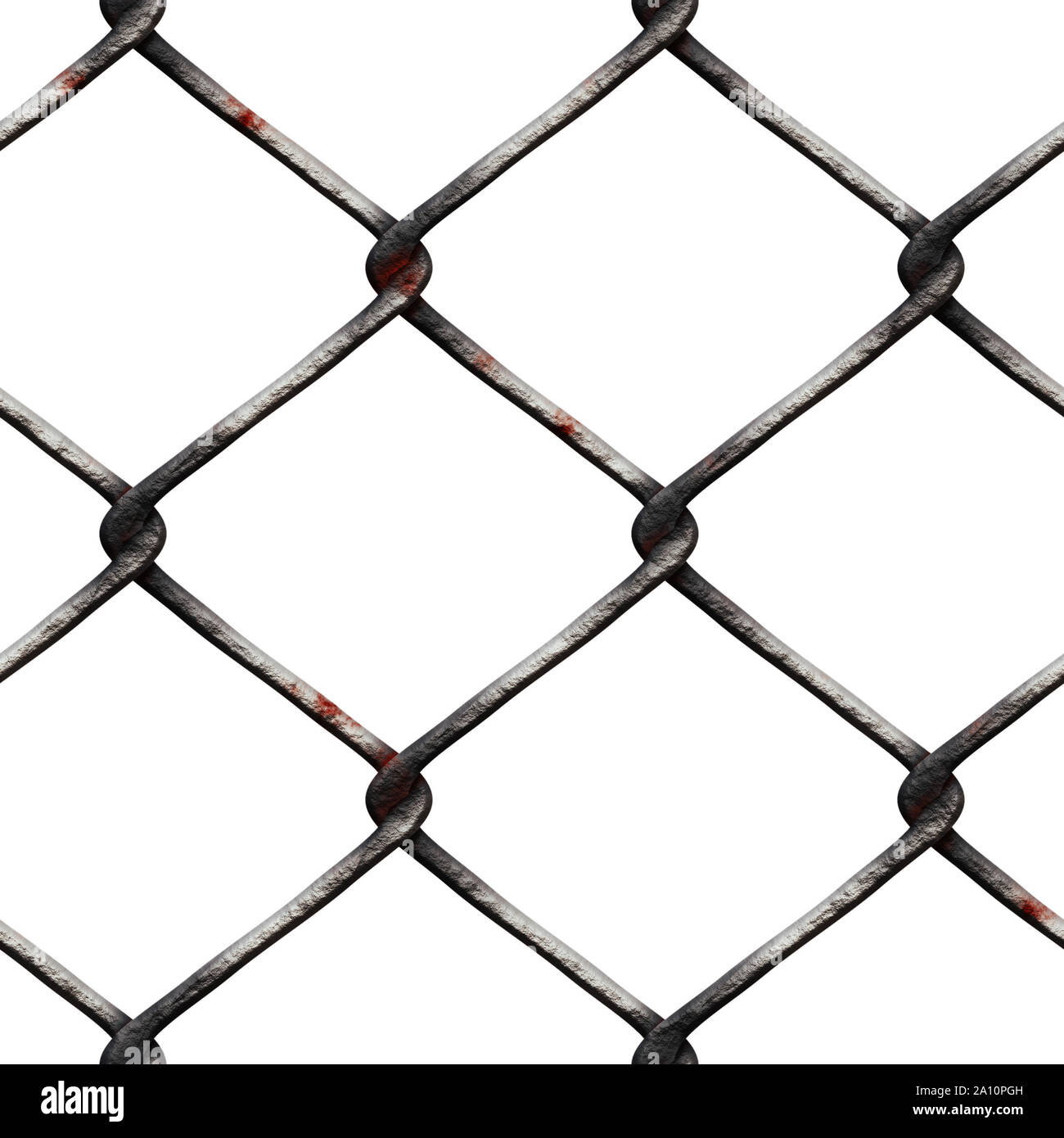 Chain Link Fence Texture With Alpha