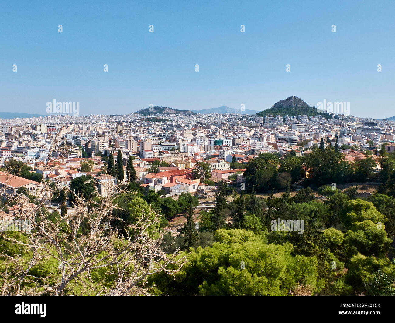 Greece ancient temple hephaestus panorama hi-res stock photography and ...
