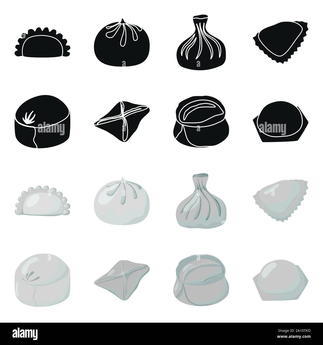 Baozi pork Black and White Stock Photos & Images - Alamy