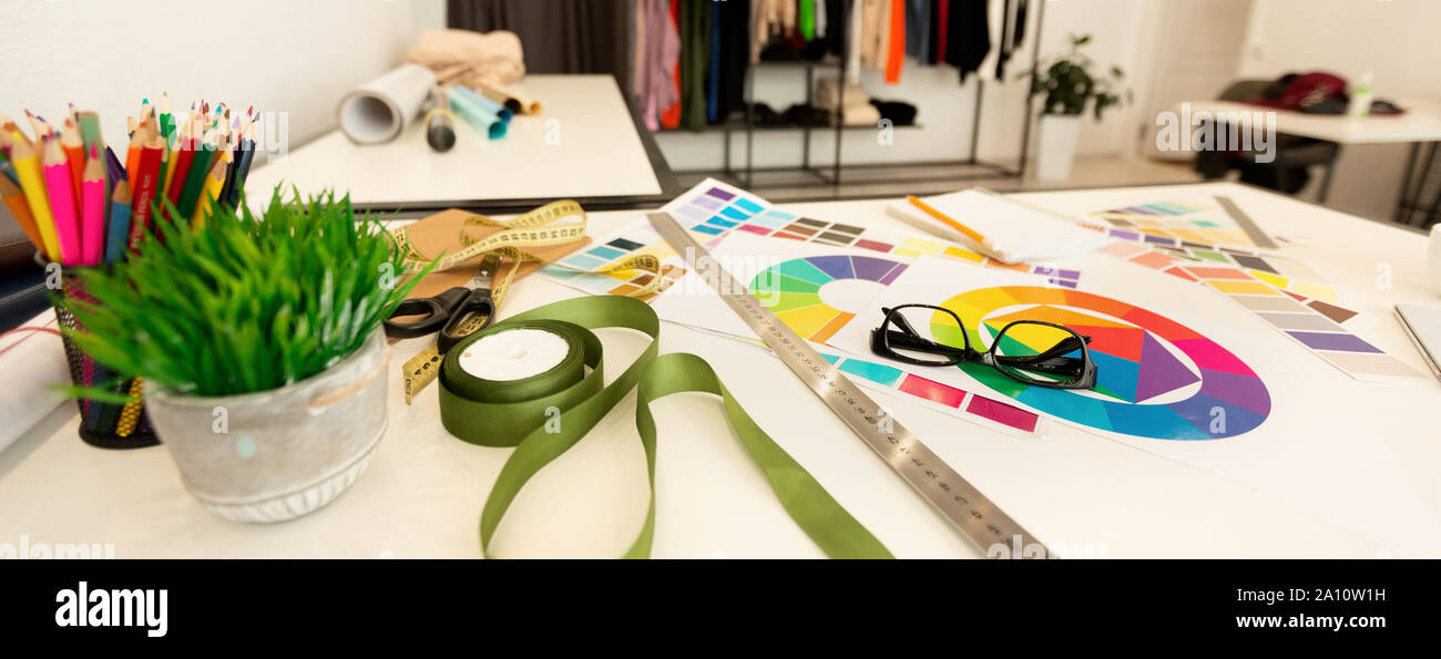 Fashion Designer Working Environment