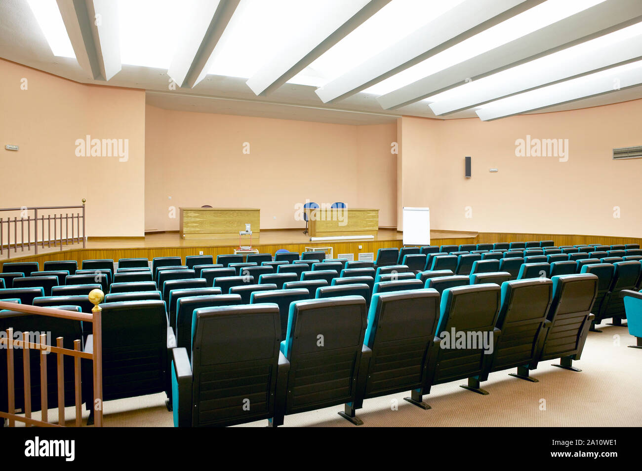 Conference room interior. University college high school institute ...