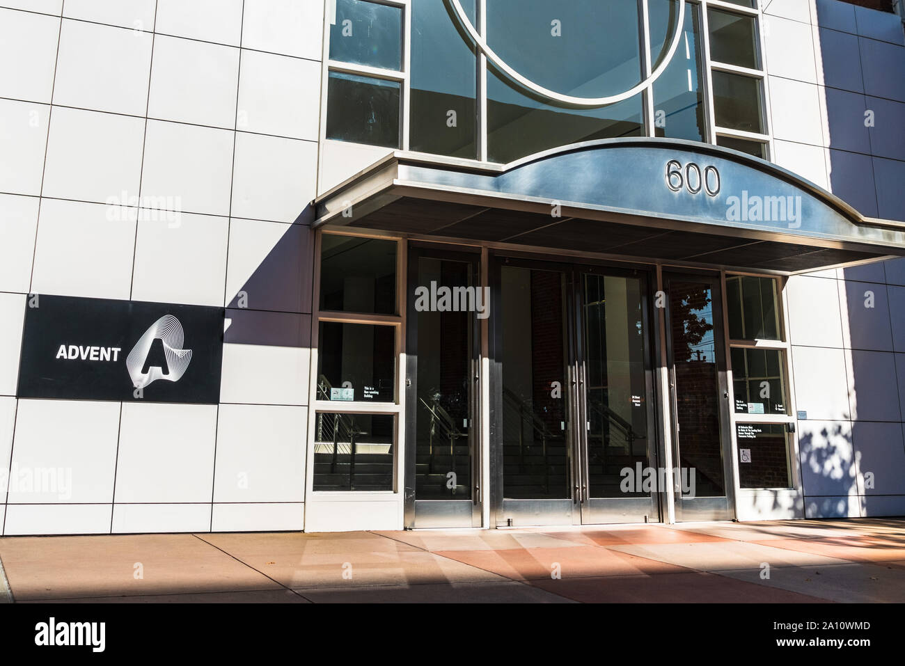 Sep 20, 2019 San Francisco / CA / USA - SS&C Advent, formerly known as ...