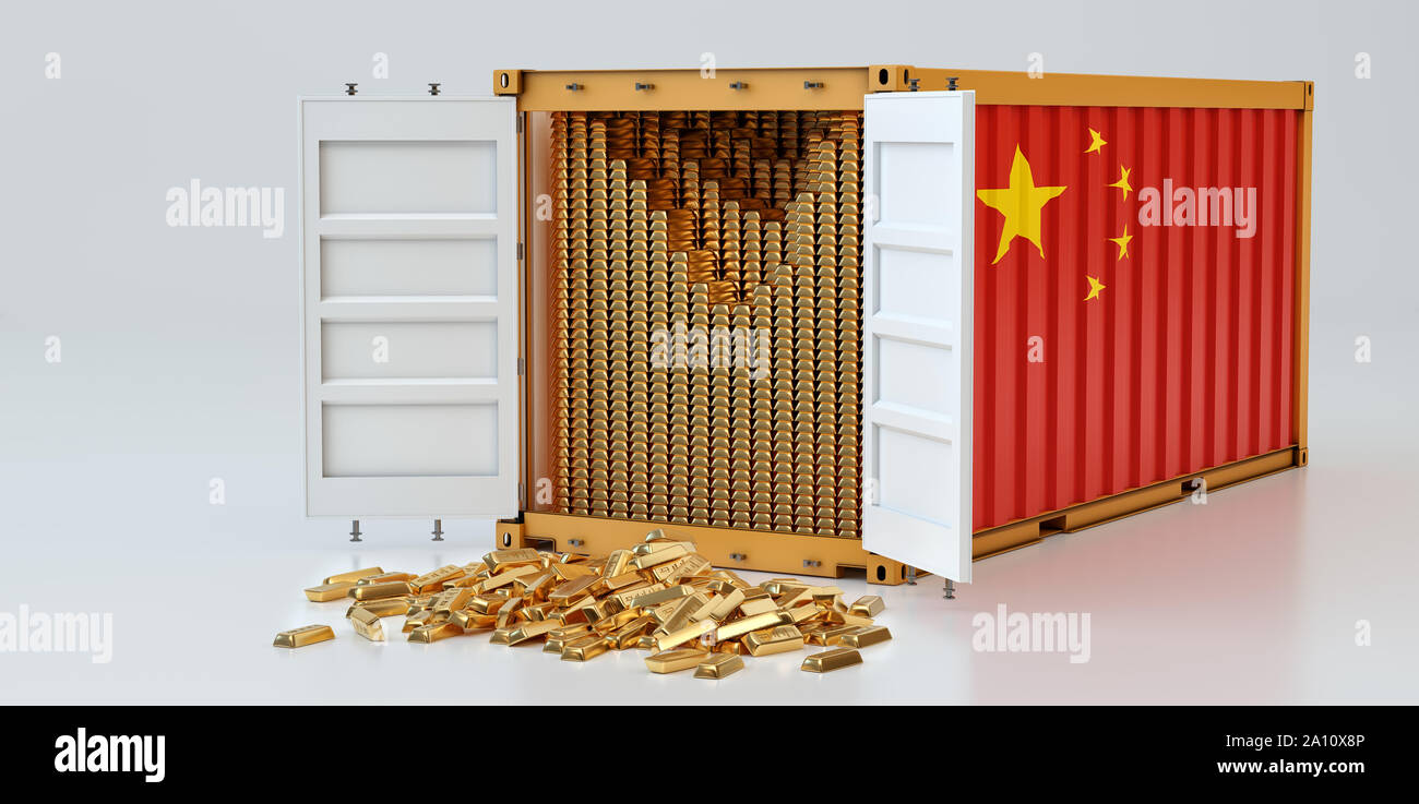 Container gold hi-res stock photography and images - Alamy