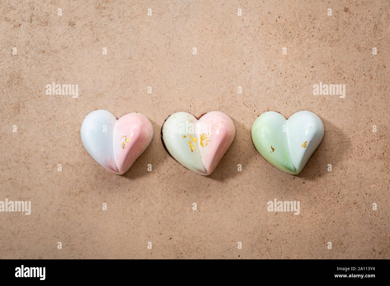 Sweet chocolate symbol of love, candies Stock Photo - Alamy