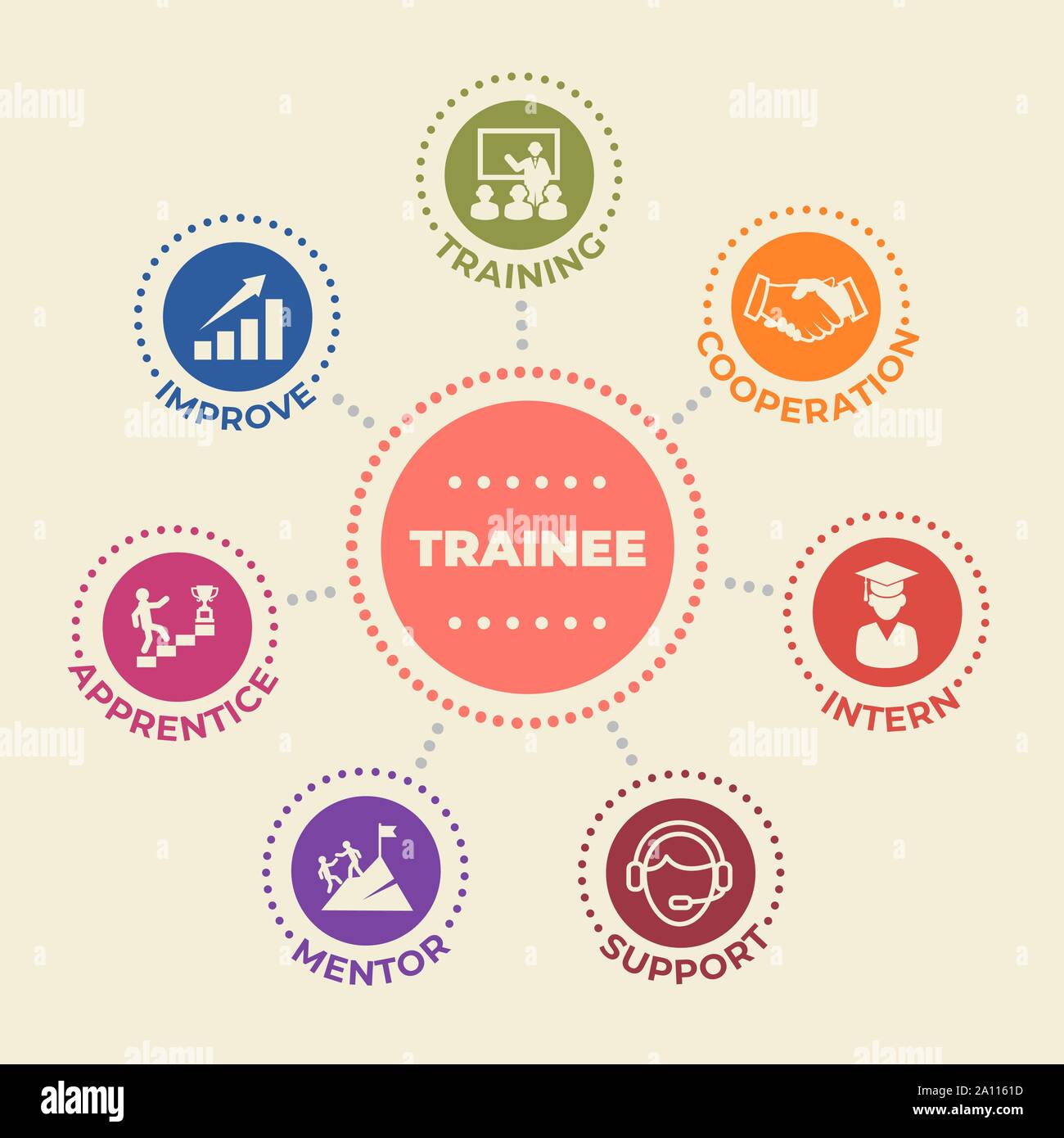 Student intern Stock Vector Images - Alamy