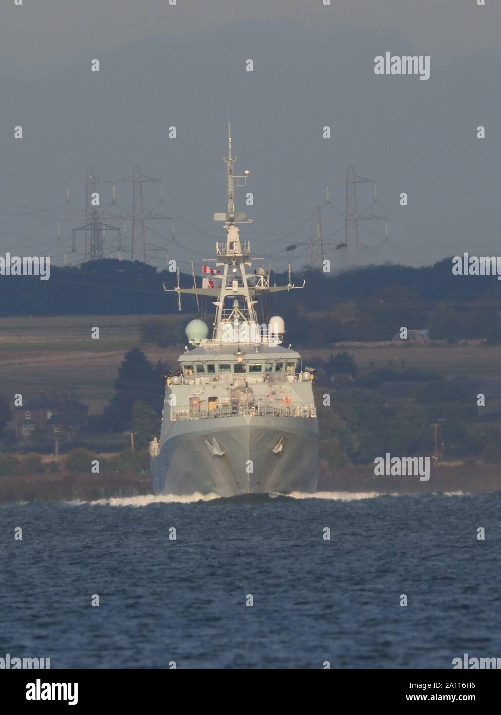 Queenborough, Kent, UK. 23rd September, 2019. HMS Medway the UK's ...