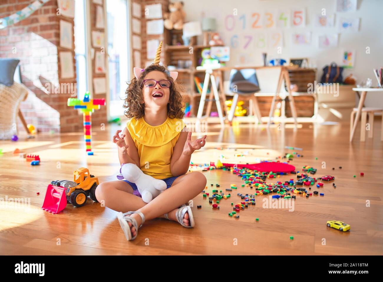 Angry child shouting kindergarten hi-res stock photography and images ...