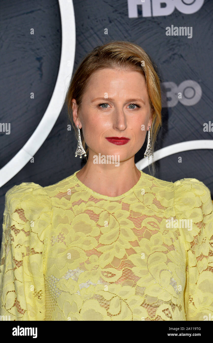 LOS ANGELES, USA. September 23, 2019: Mamie Gummer at the HBO post-Emmy ...