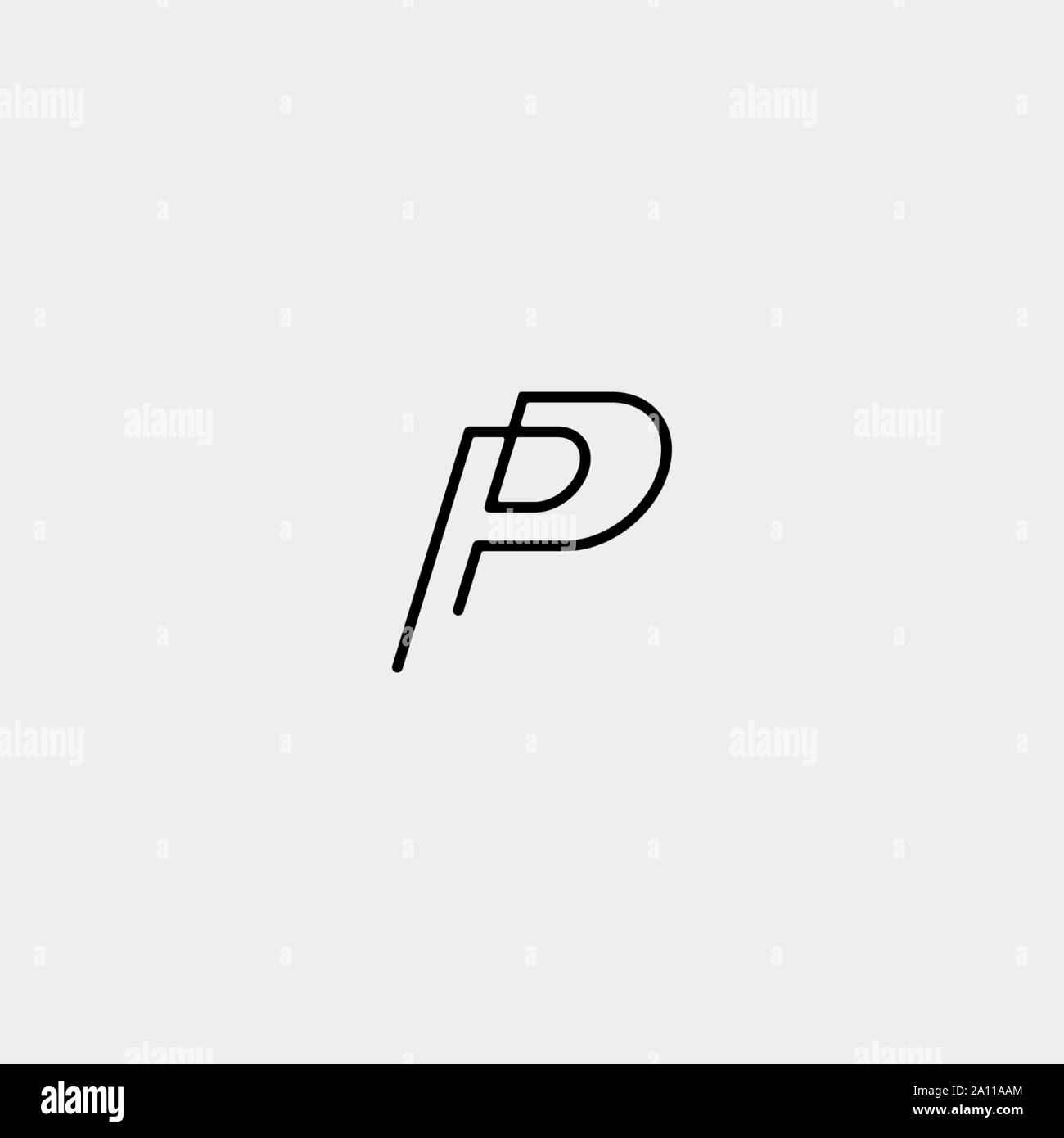 Letter pp logo hi-res stock photography and images - Alamy
