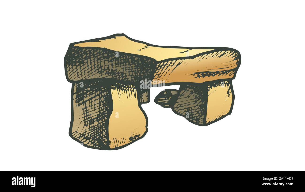 Stone Rock Decorative Element Color Vector Stock Vector Image & Art - Alamy