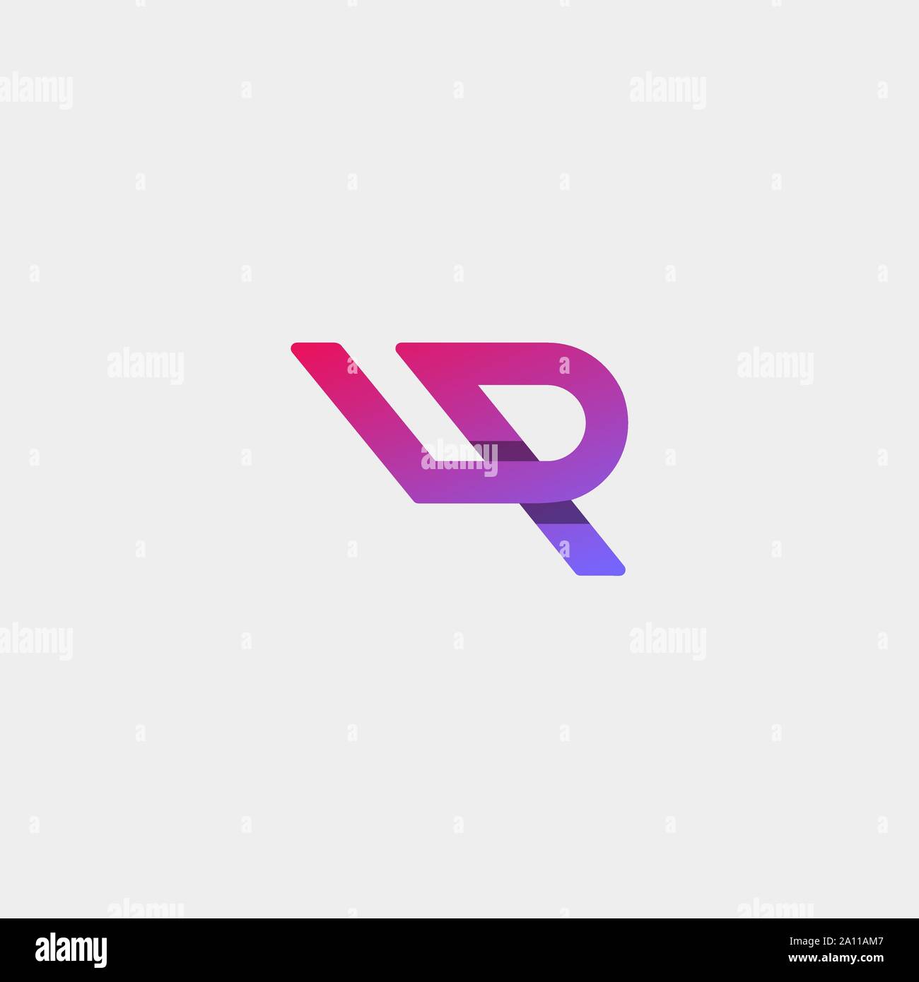 Letter LP LR Monogram Logo Design Minimal Stock Vector Image & Art - Alamy
