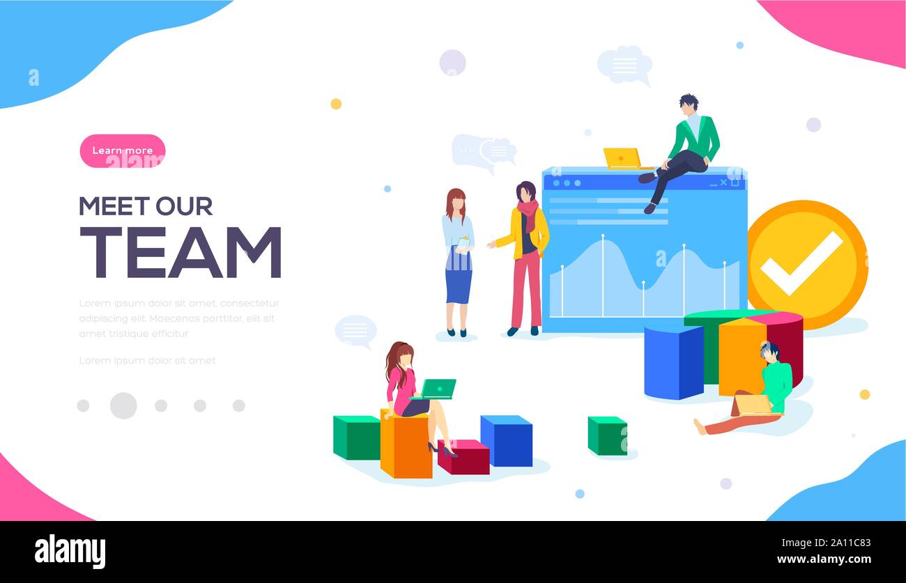 Success concept banner. Can use for web banner, infographics. Flat ...