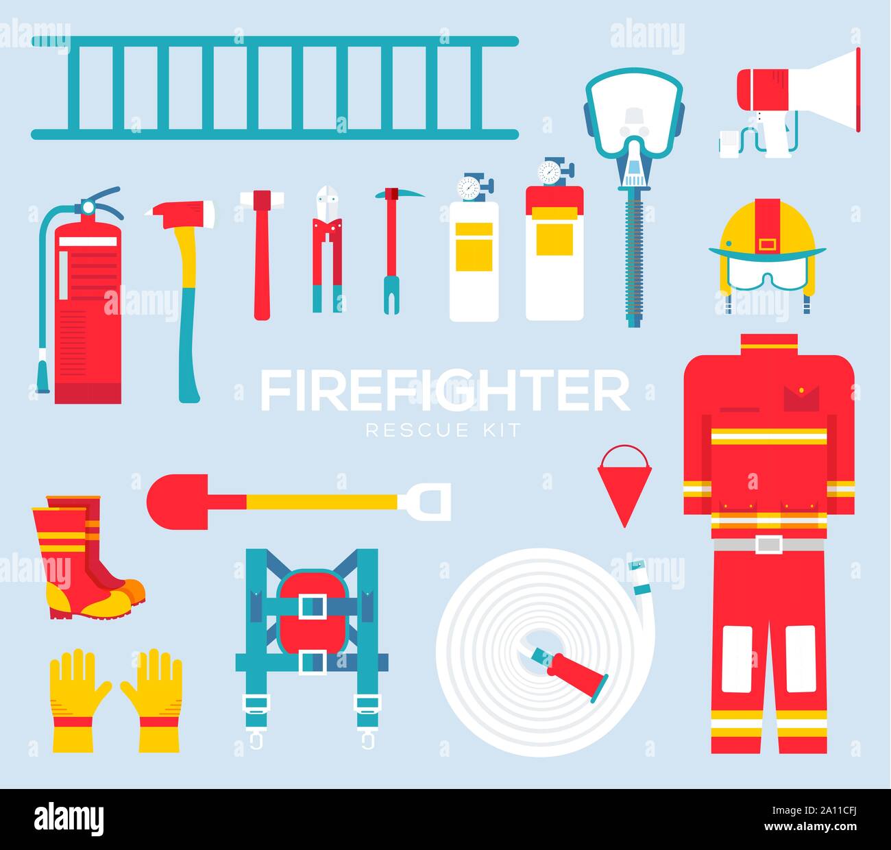 Fireman Tools Clipart
