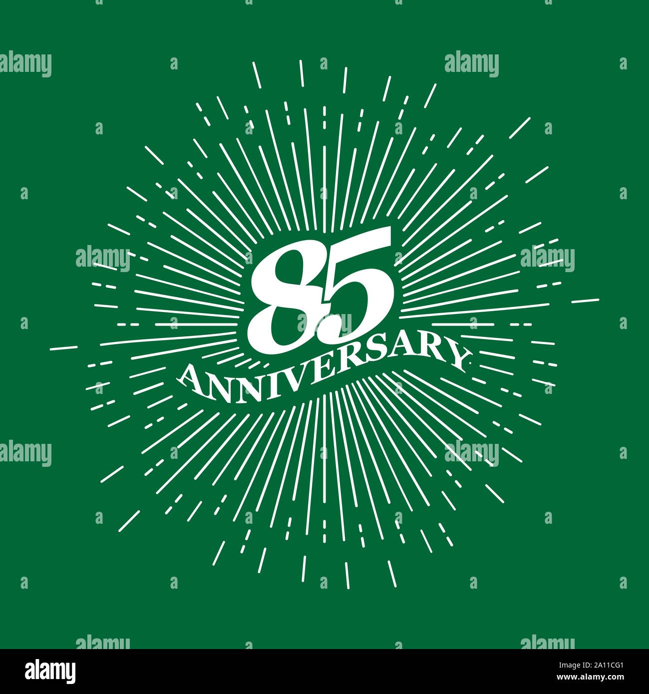 85 years Stock Vector Images - Alamy