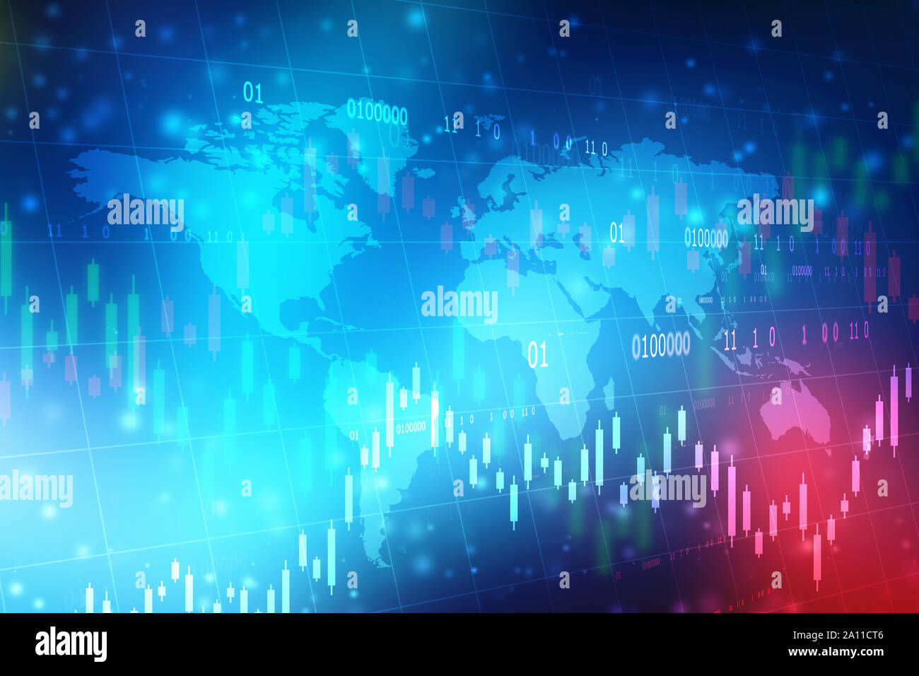Stock market chart. Business graph background, Financial Background ...