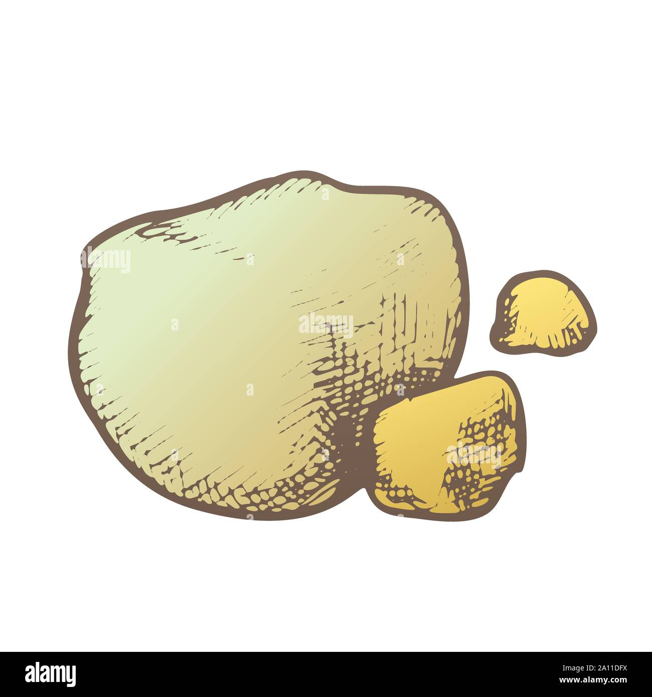 Stone Rock Stacked Pile Fieldstone Color Vector Stock Vector Image ...