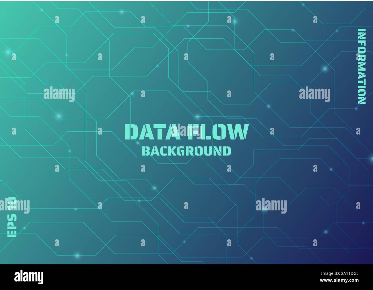 Data flow background modern design line complex style with light flow ...