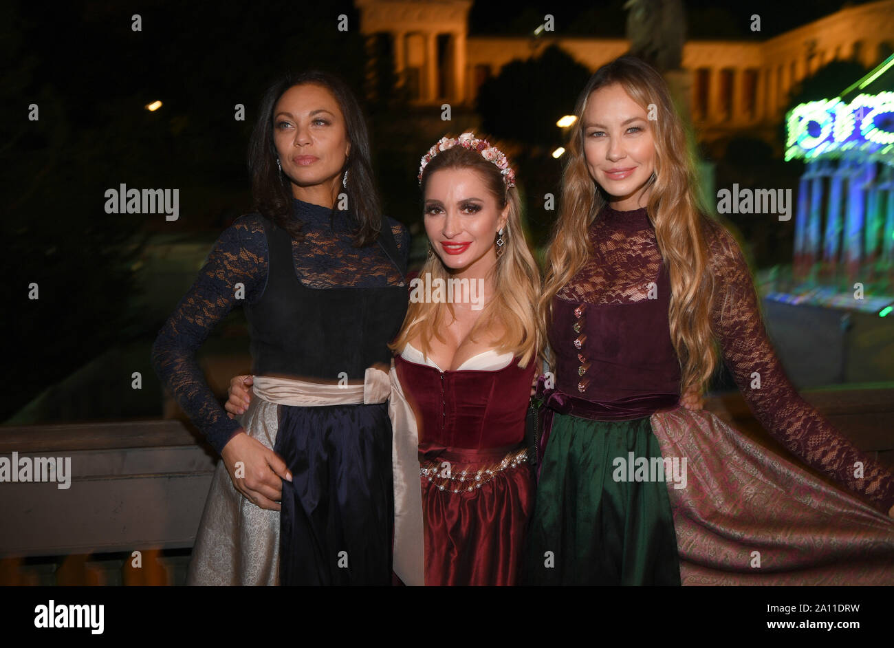 Munich, Germany. 22nd Sep, 2019. Oktoberfest 2019, The model Lilly ...