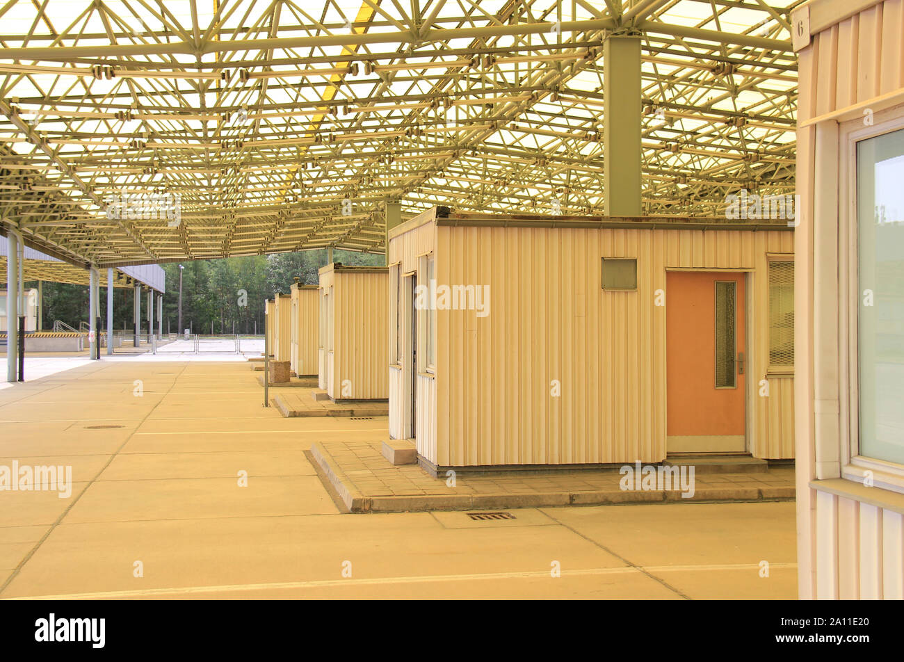 Border checkpoint helmstedt marienborn hi-res stock photography and ...