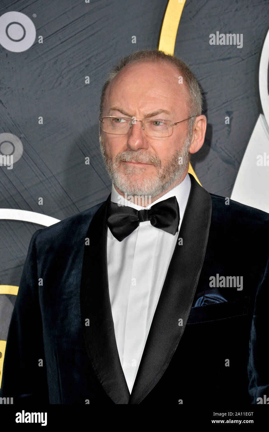 Los Angeles, USA. 23rd Sep, 2019. Liam Cunningham at the HBO post-Emmy ...
