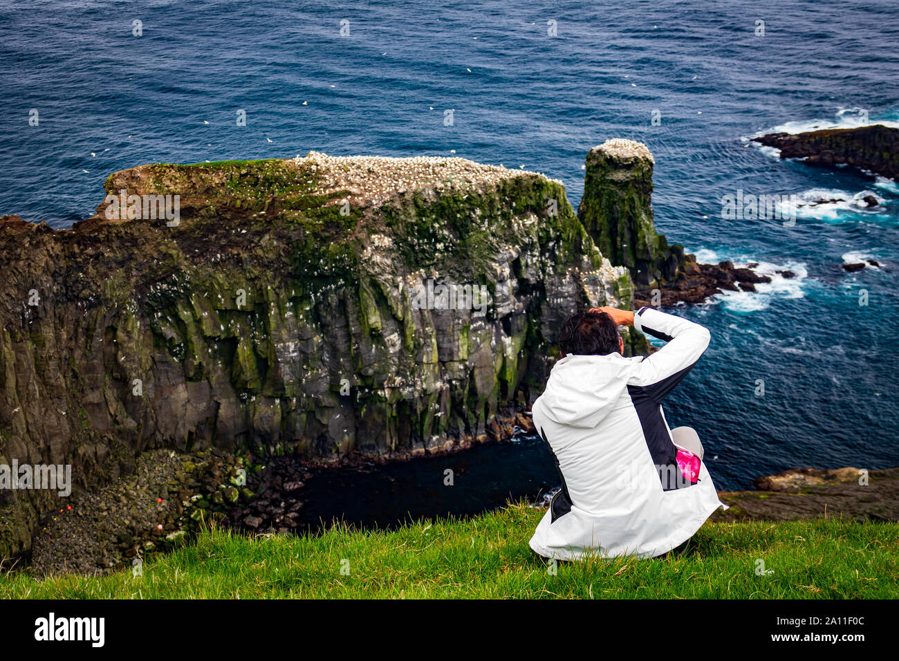 Risin og Kellingin the giants of faroe islands Stock Photo - Alamy