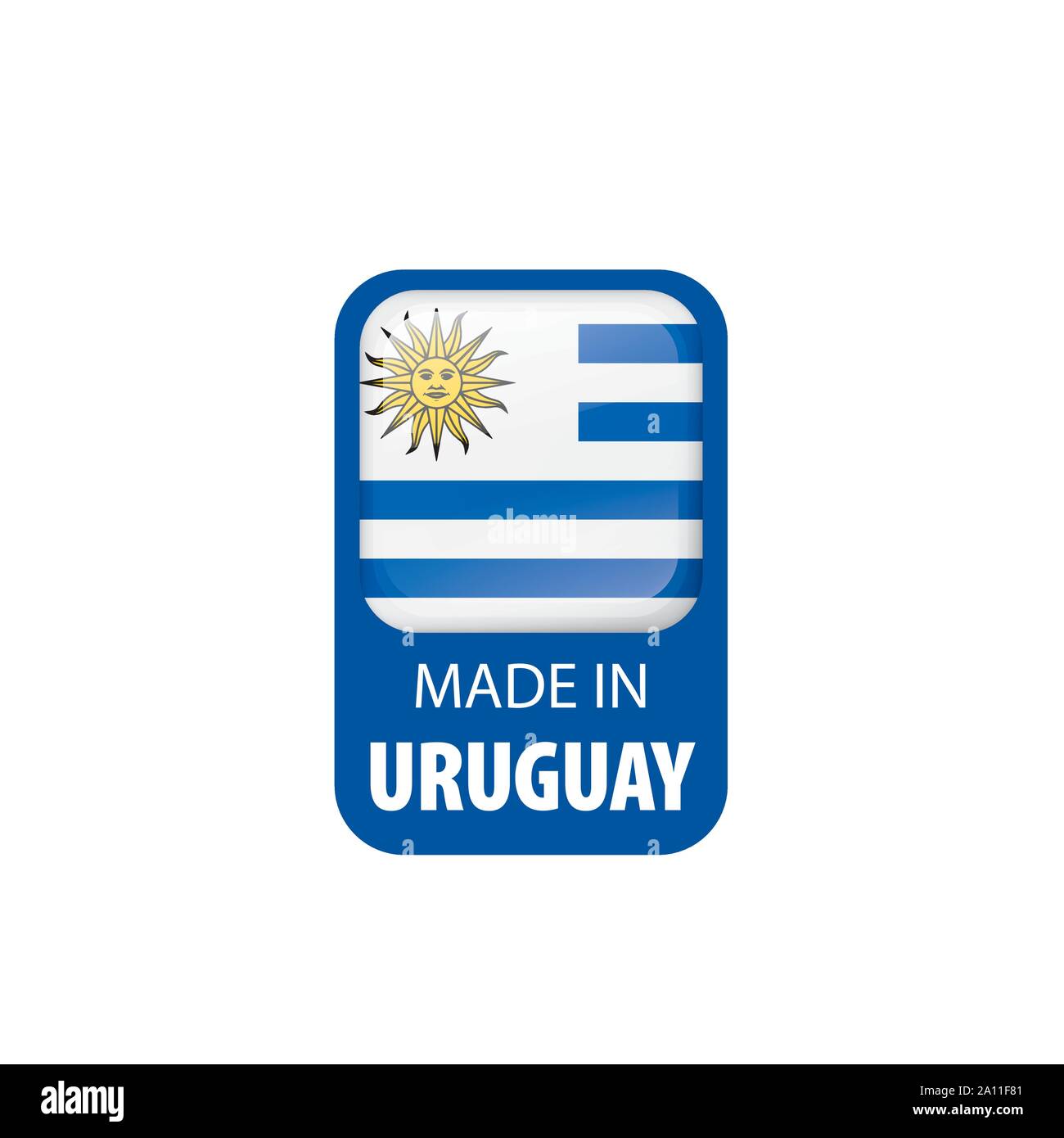 Country shape uruguay made Stock Vector Images - Alamy