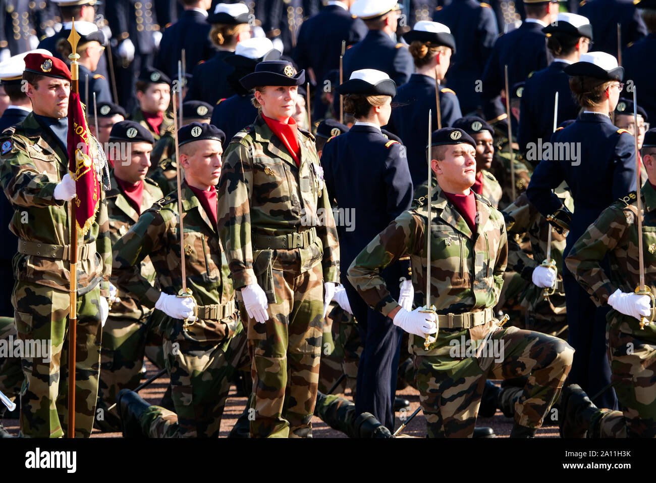 Official welcome ceremony for new students at French National Military ...